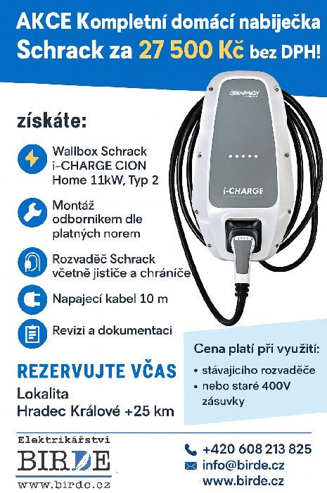 Kompletní domácí NABÍJEČKA + MONTÁŽ + ROZVADĚČ + REVIZE + DOKUMENTACE ...